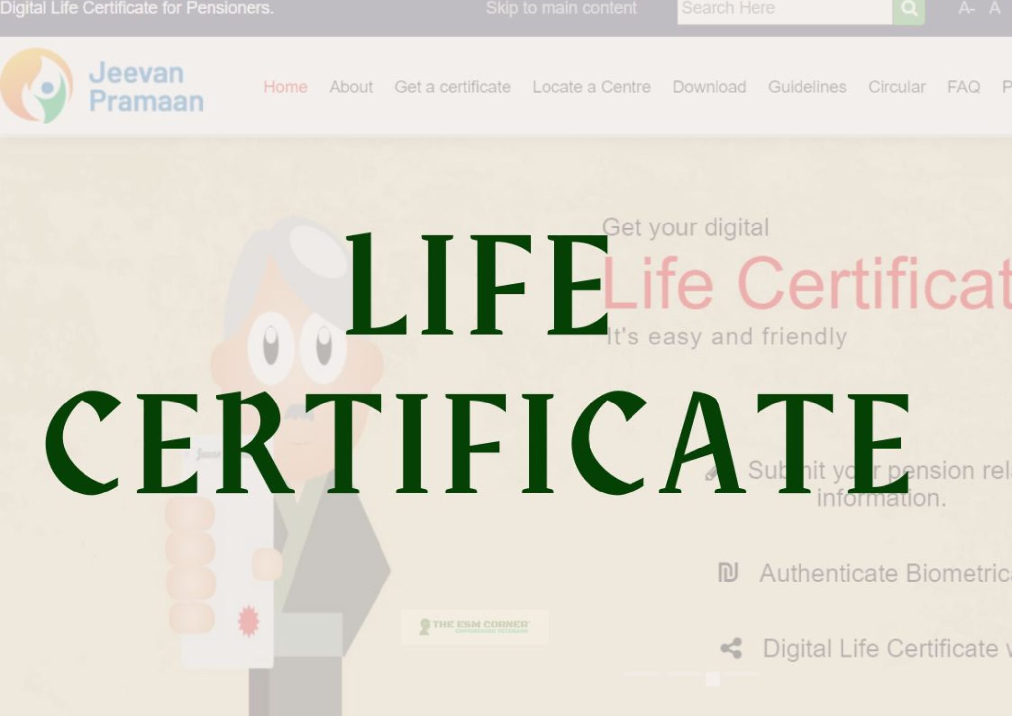 How to Submit your Life Certificate Online or Offline