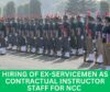 NCC Hiring 2026: Jobs for Ex-Servicemen as Instructors