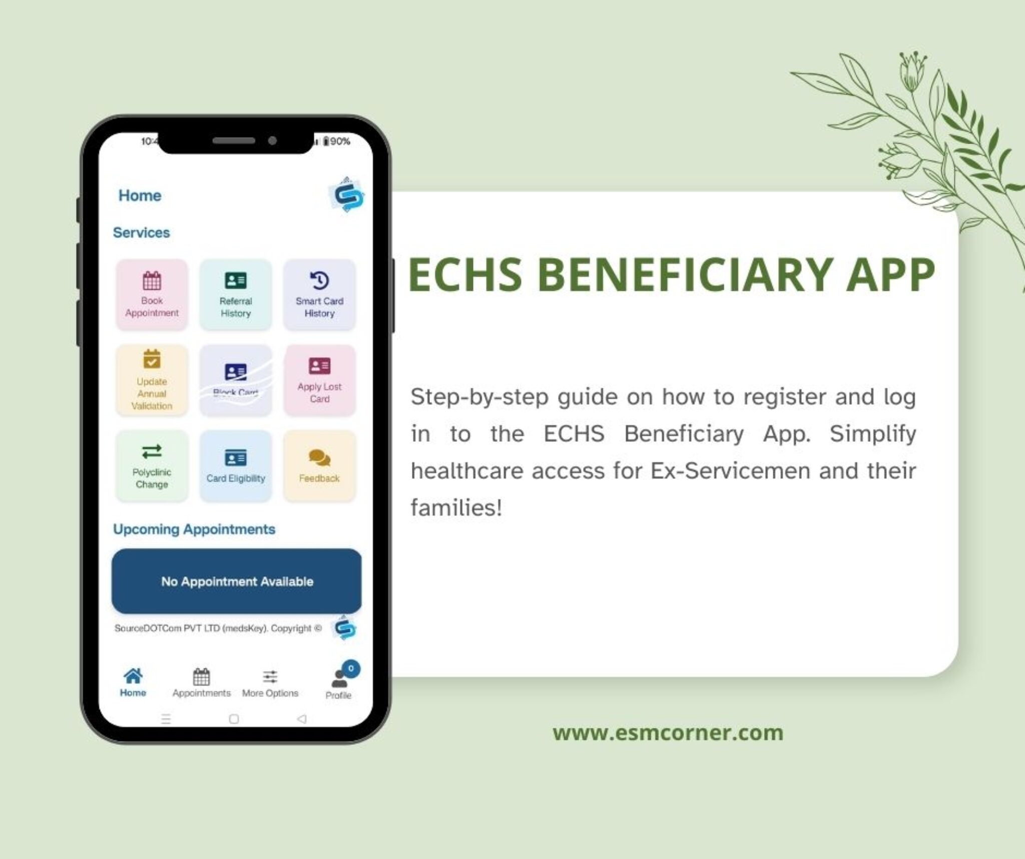 Learn how to register ECHS Beneficiary App in 7 Simple Steps