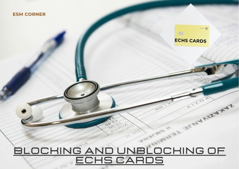 ECHS Cards: How to Block or Unblock Easily in just 3 steps