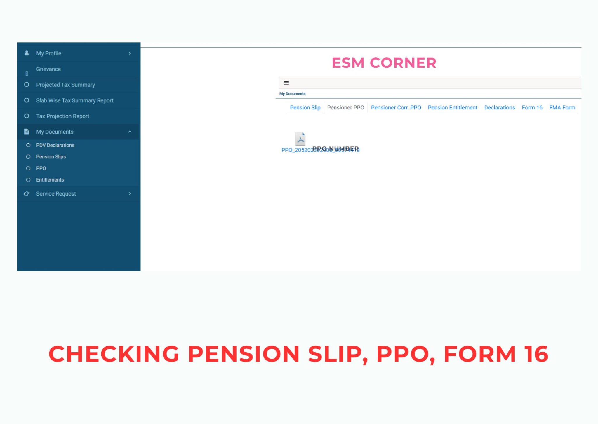 SPARSH Defence Pension Portal: 9 steps Complete User Guide